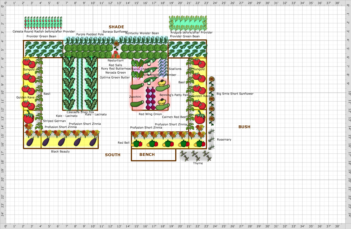 Garden Plan - 2013: Fifield