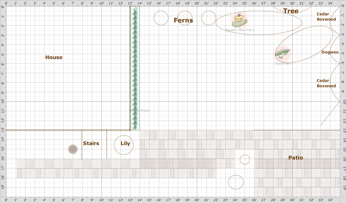 Garden Plan - 2016: John's garden