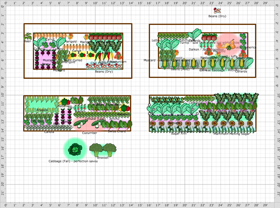 Garden Plan - 2016: vegetable beds - with new beds