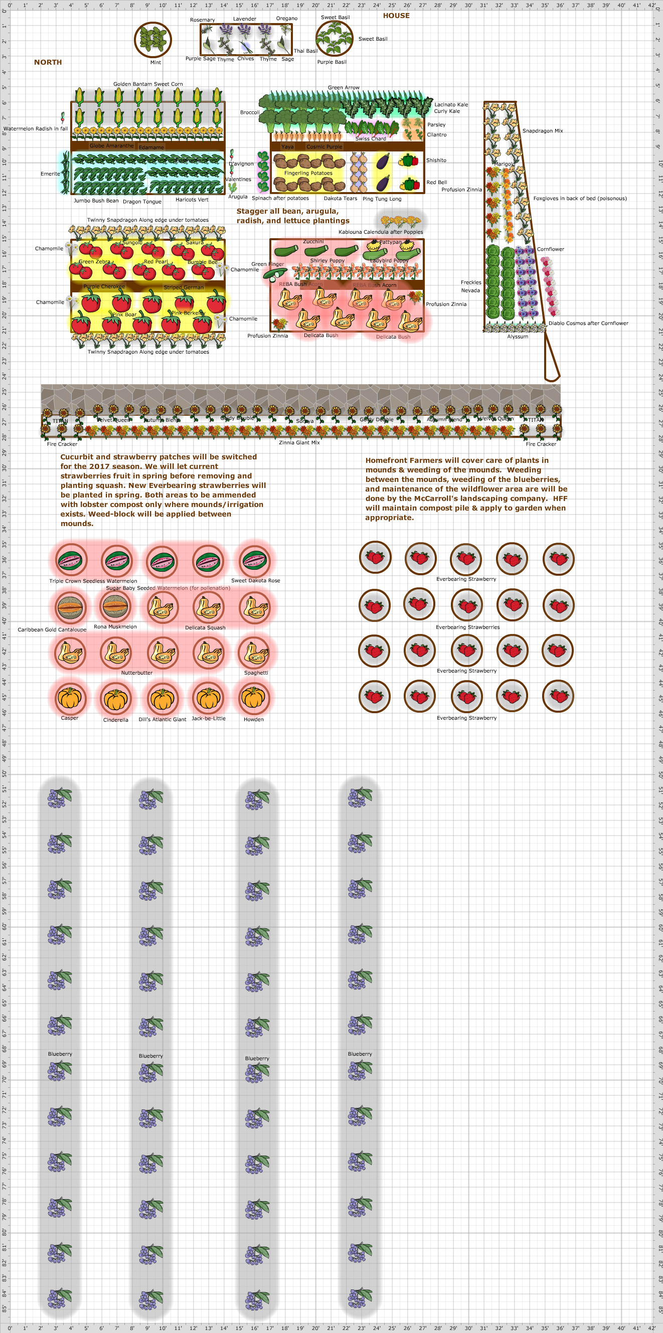 Garden Plan - 2017: McCarroll