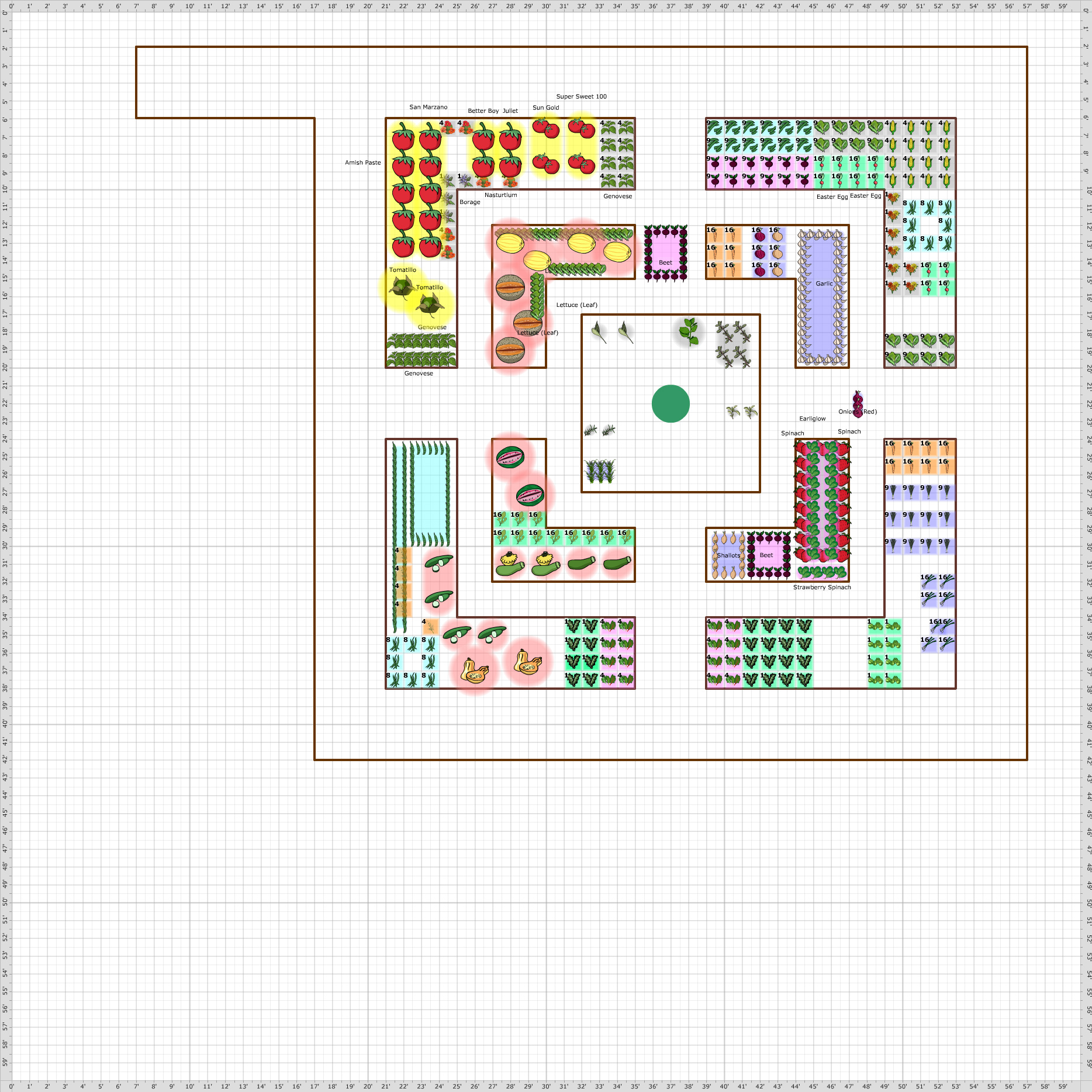 Garden Plan - 2017: Spring Brook Garden