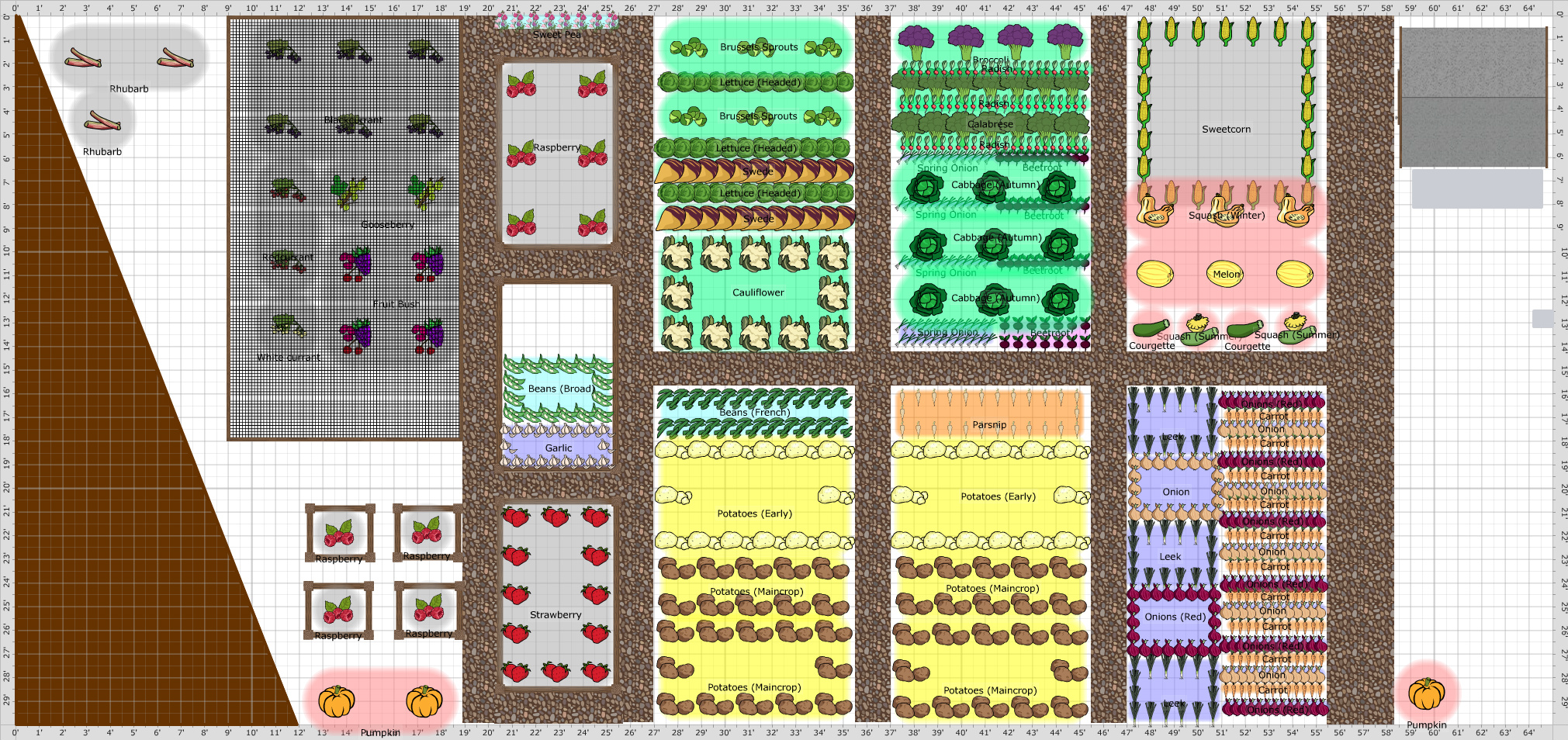 Garden Plan - 2017: Plot 22a 17