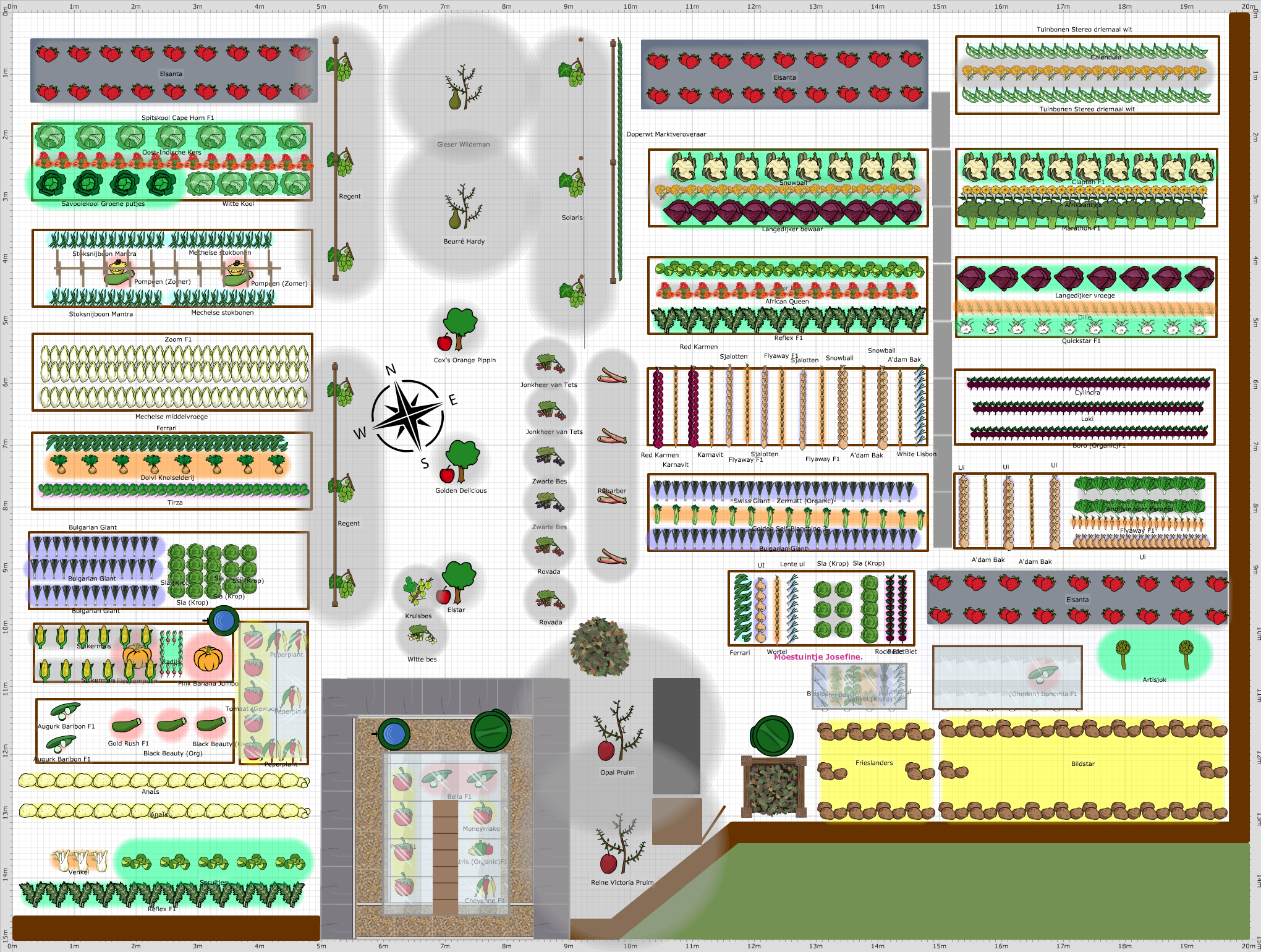 Garden Plan - 2017: Theo's Moestuin1