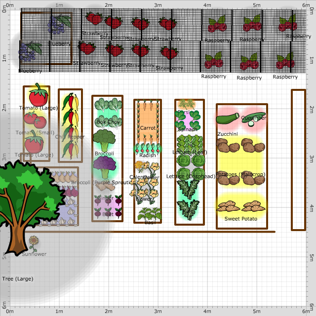 Garden Plan - 2017: main garden