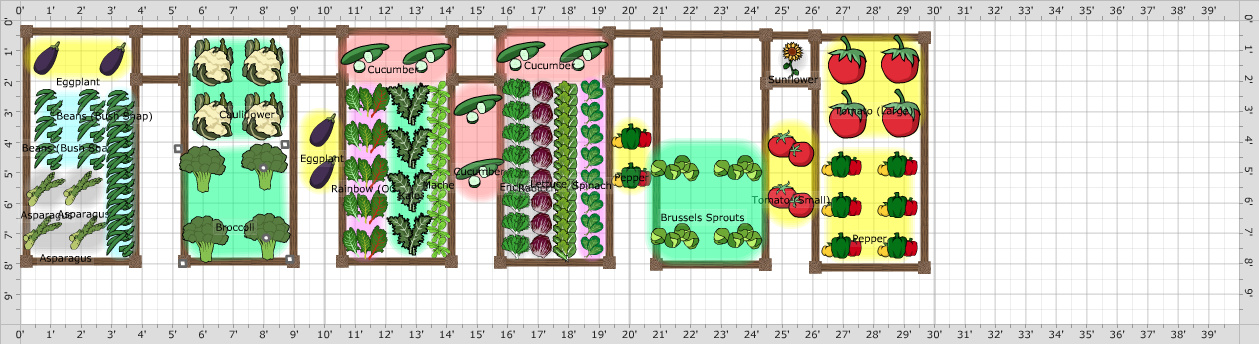 Garden Plan - 2017: Trevors Back Yard