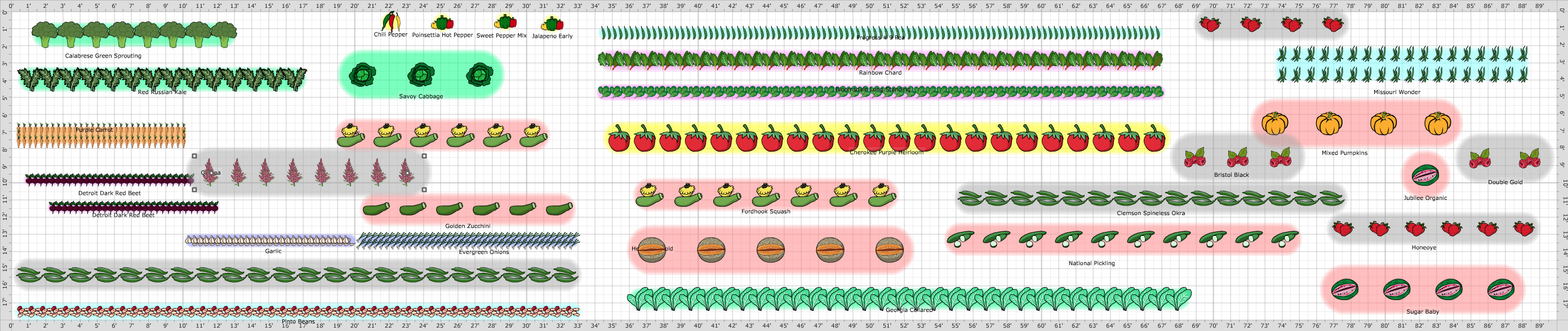 Garden Plan - Paddock