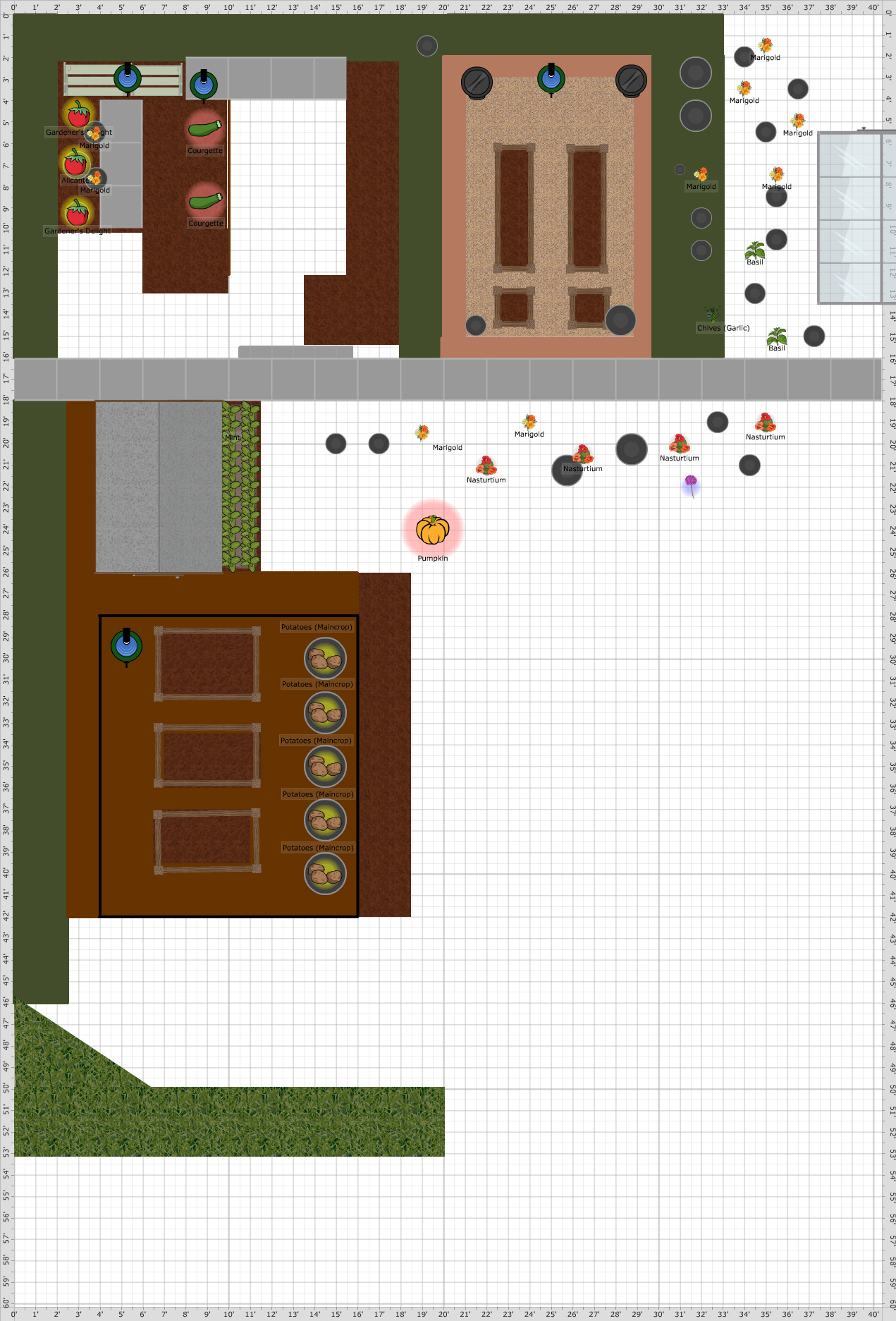Garden Plan - 2018: gables