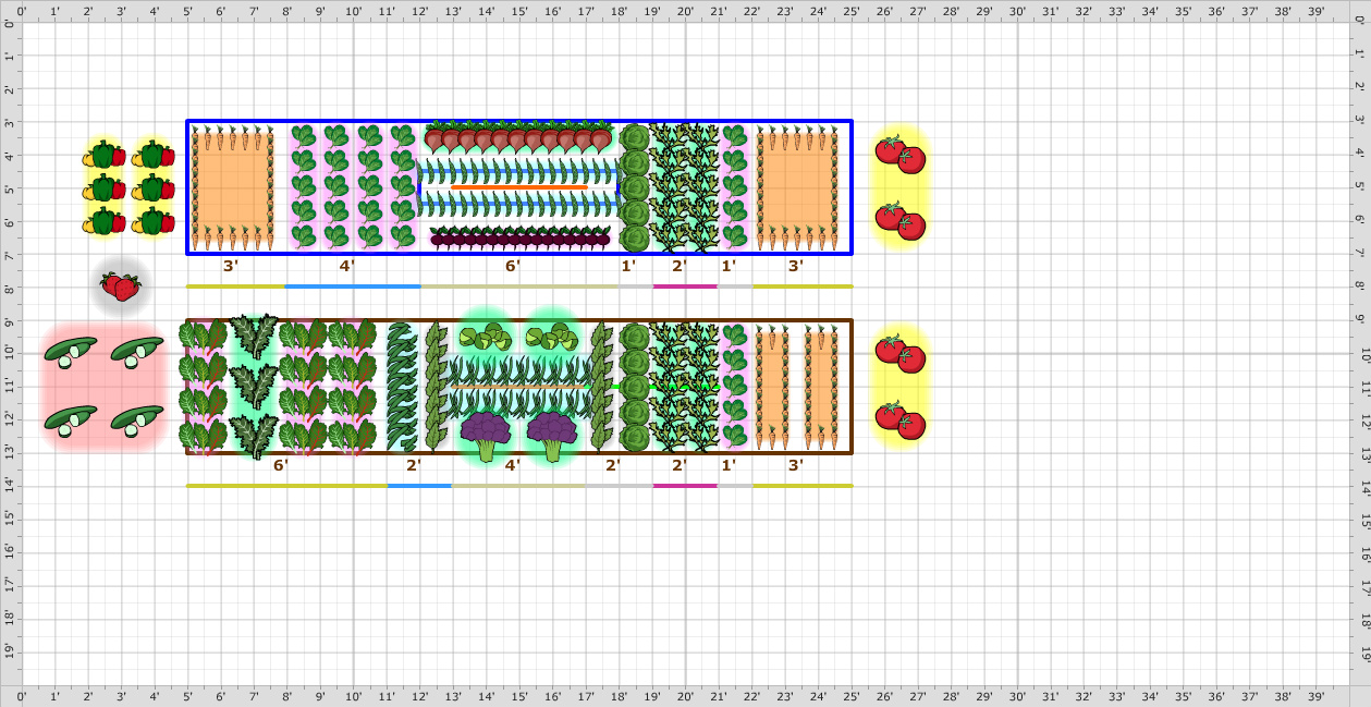 Garden Plan - 2019: Spring