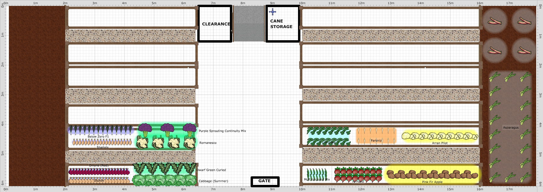 Garden Plan - 2019: Allotment